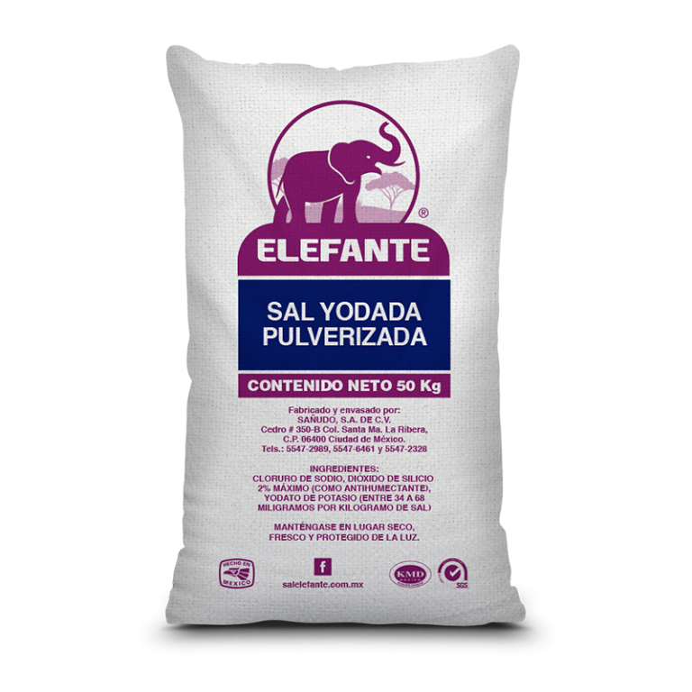 Sal Pulverizada Yodada : Sal Elefante