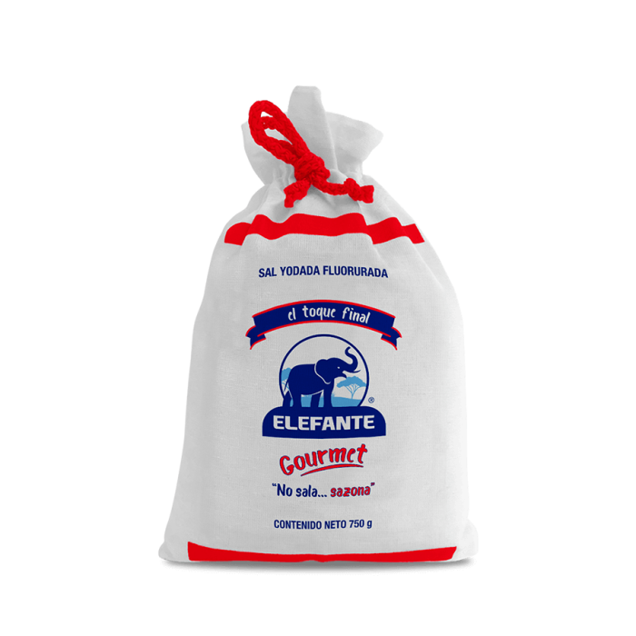 Costalito Sal Gourmet (750g.) – Exportación : Sal Elefante